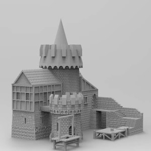 Prison by WOW Buildings 3D Printable STL Immediate Download. Wargaming ...