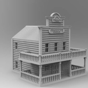 Alamo Bank by WOW Buildings 3D Printable STL. Wargaming, Diorama ...