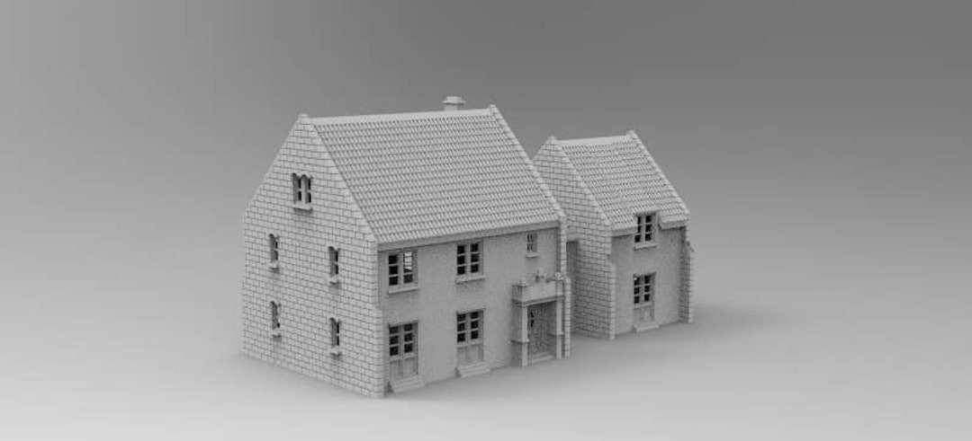 Italian Country Villa by WOW Buildings 3D Printable STL. Wargaming ...