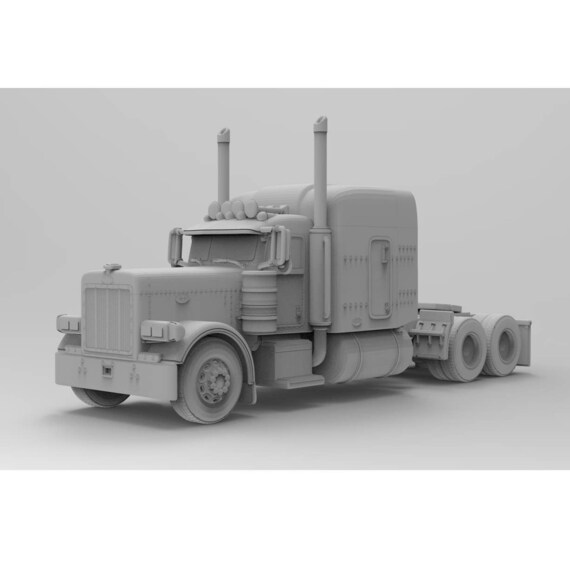 HO Scale 1/87 2015 Kenworth Semi Truck Truck Printed in Clear | Etsy