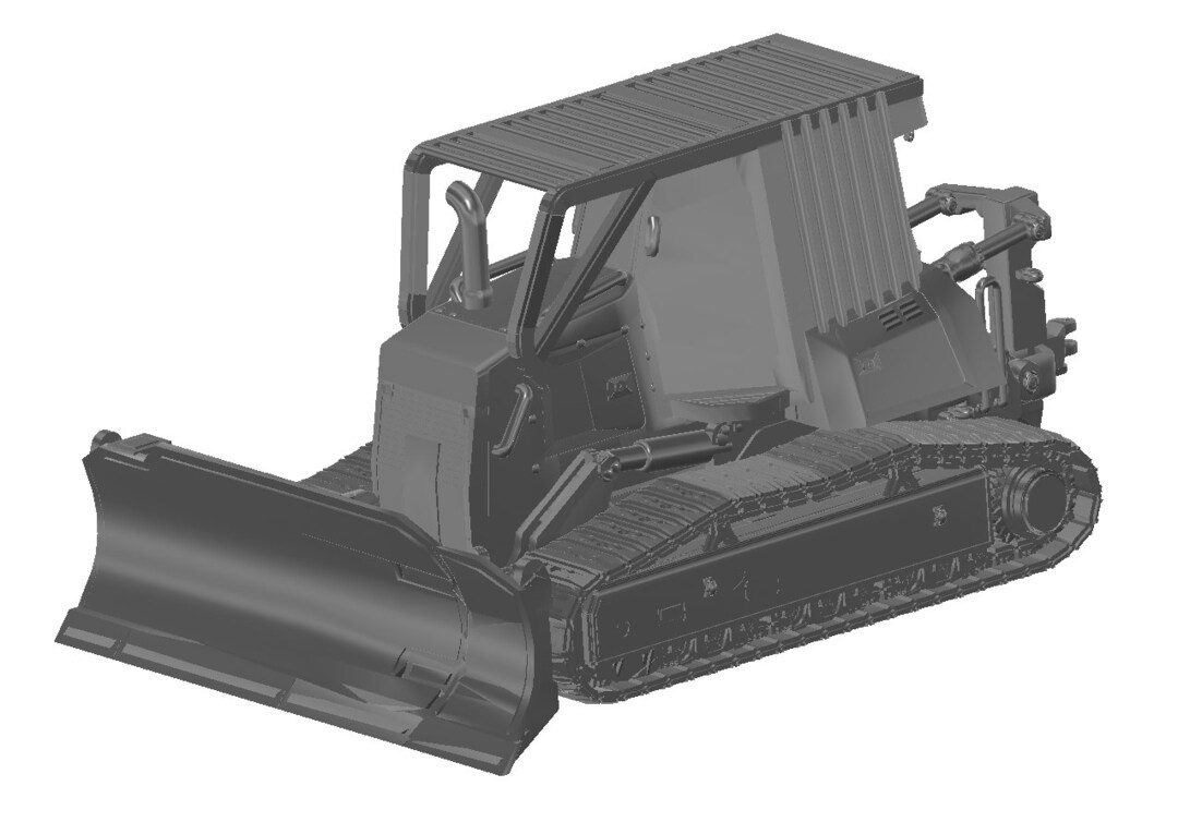 1/87 HO Forestry Service Fire Line Bulldozer Printed in Clear Resin - Etsy