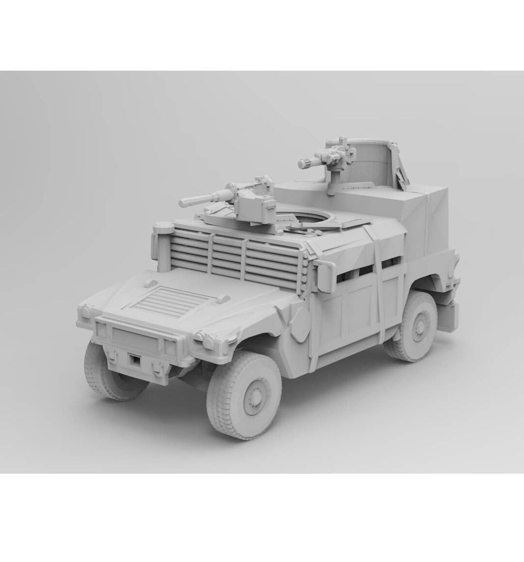 1/160 N Scale Military humvee With Machine Guns Printed in High ...