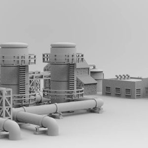 Gas Depot by WOW Buildings 3D Printable STL Immediate Download ...