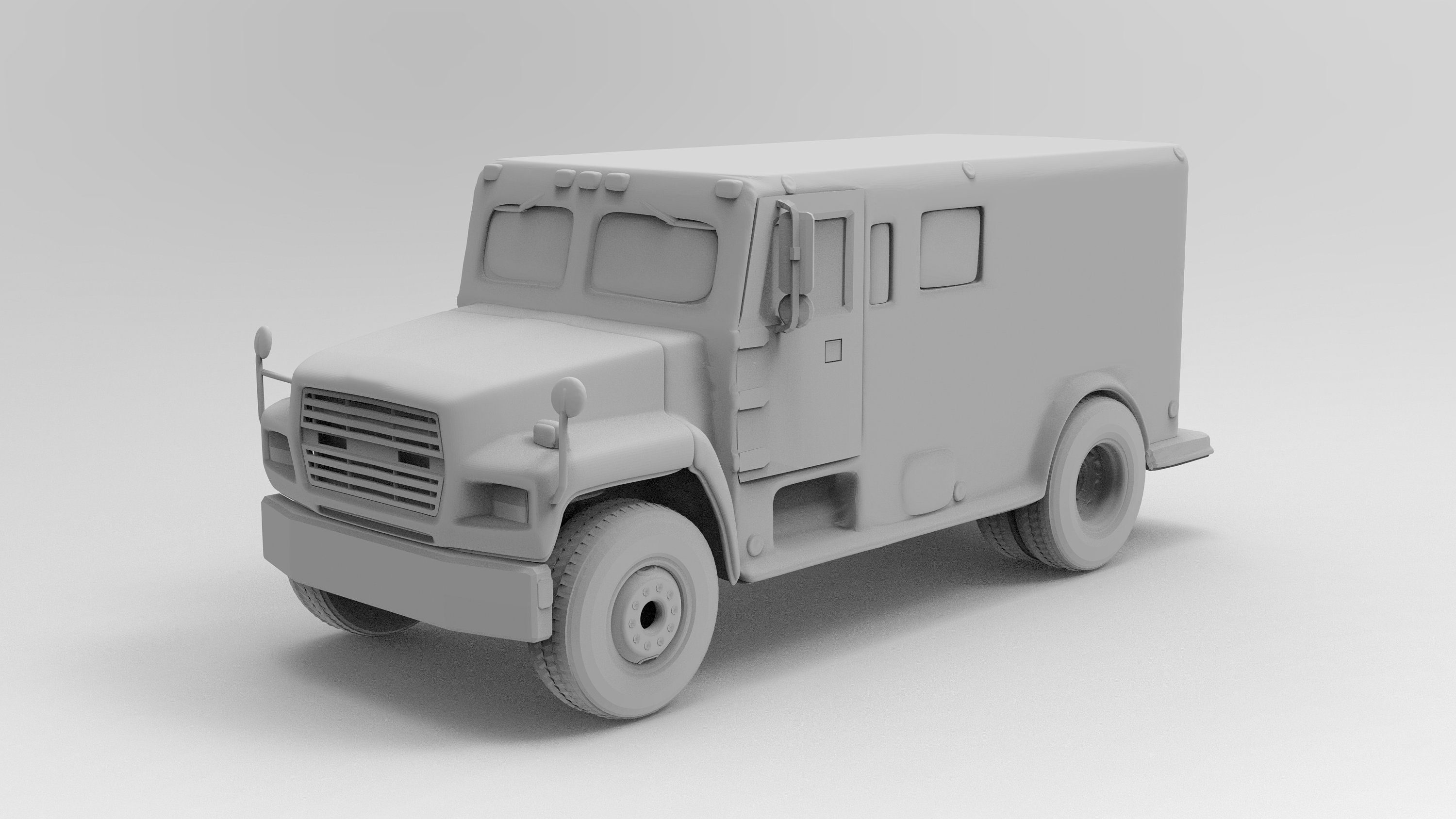 Bank Armored Car Inside