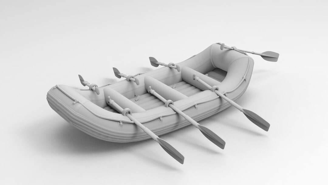 N Scale River Raft 3d Resin Printed - Etsy