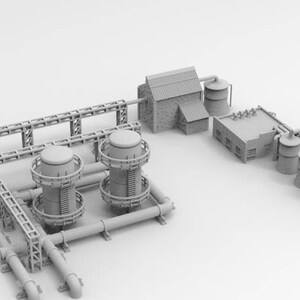 Gas Depot by WOW Buildings 3D Printable STL Immediate Download ...