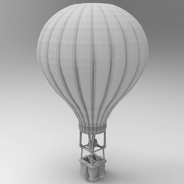 3d Hot Air Balloon - Etsy