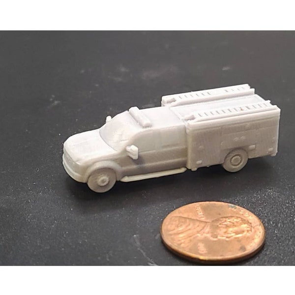 N Scale Fire Truck - Etsy