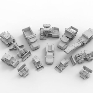 N 1/160th Scale Logging Set 3 Transport Semis and Trailers - Etsy