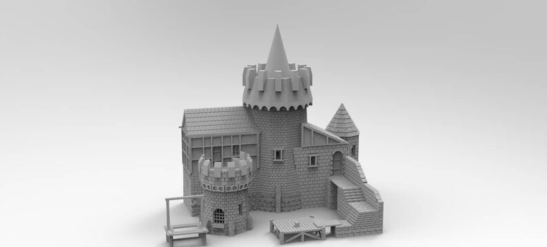 Prison by WOW Buildings 3D Printable STL Immediate - Etsy