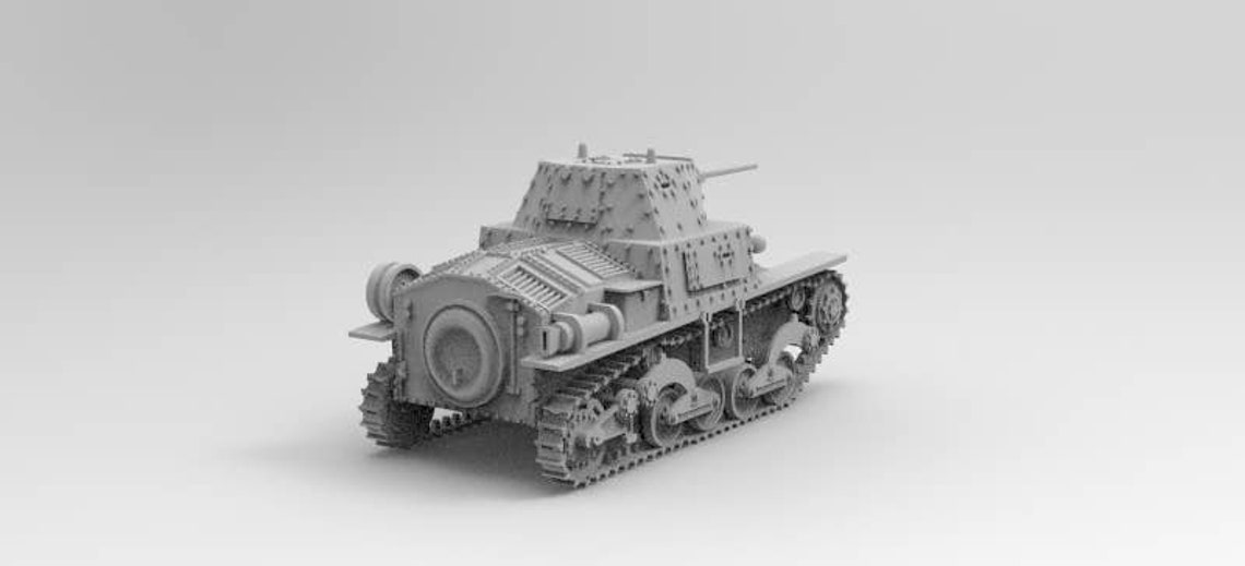 Italian Tank by WOW Buildings 3D Printable STL. Wargaming - Etsy