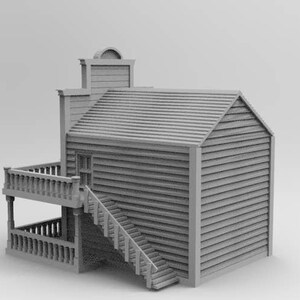 Alamo Bank by WOW Buildings 3D Printable STL. Wargaming, Diorama ...