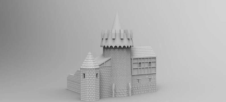 Prison by WOW Buildings 3D Printable STL Immediate - Etsy