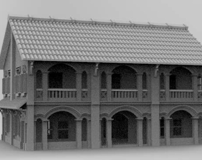 Colonial House by WOW Buildings Printable STL Immediate Download ...