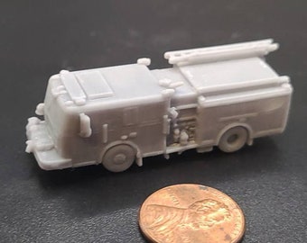 N Scale Fire Truck - Etsy