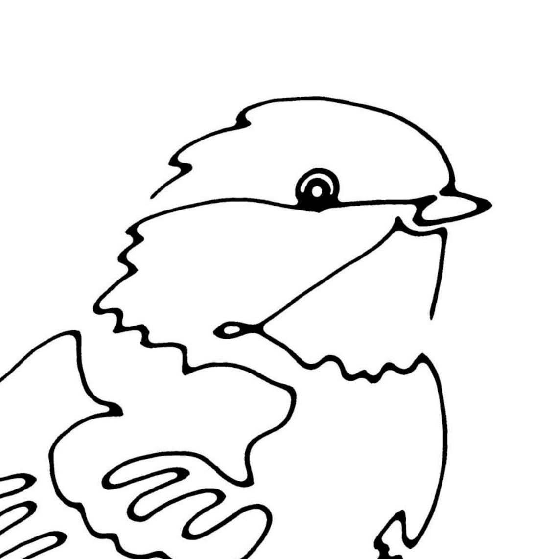 Abstract Bird Digital Download Modern One Line Drawing - Etsy