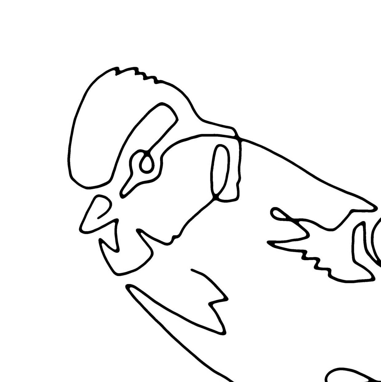 Abstract Bird Printable Art Modern One Line Drawing Digital - Etsy