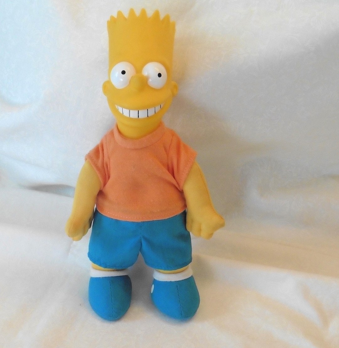 Bart Simpson 35 Years Old Plush Doll From Burger King 1990 - Etsy