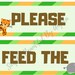 Zoo Theme Party Printables Food Sign - Etsy