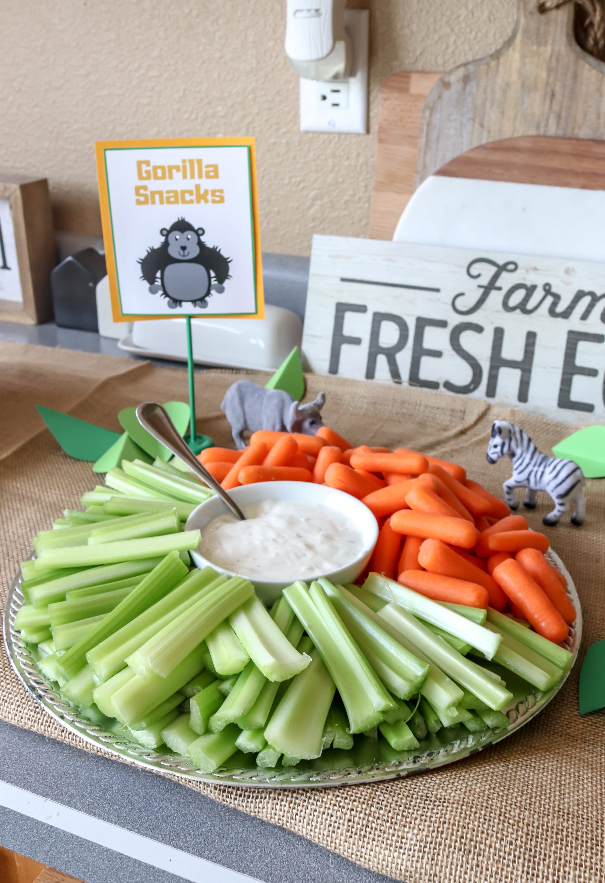 Zoo Theme Party Printables Food Labels - Etsy