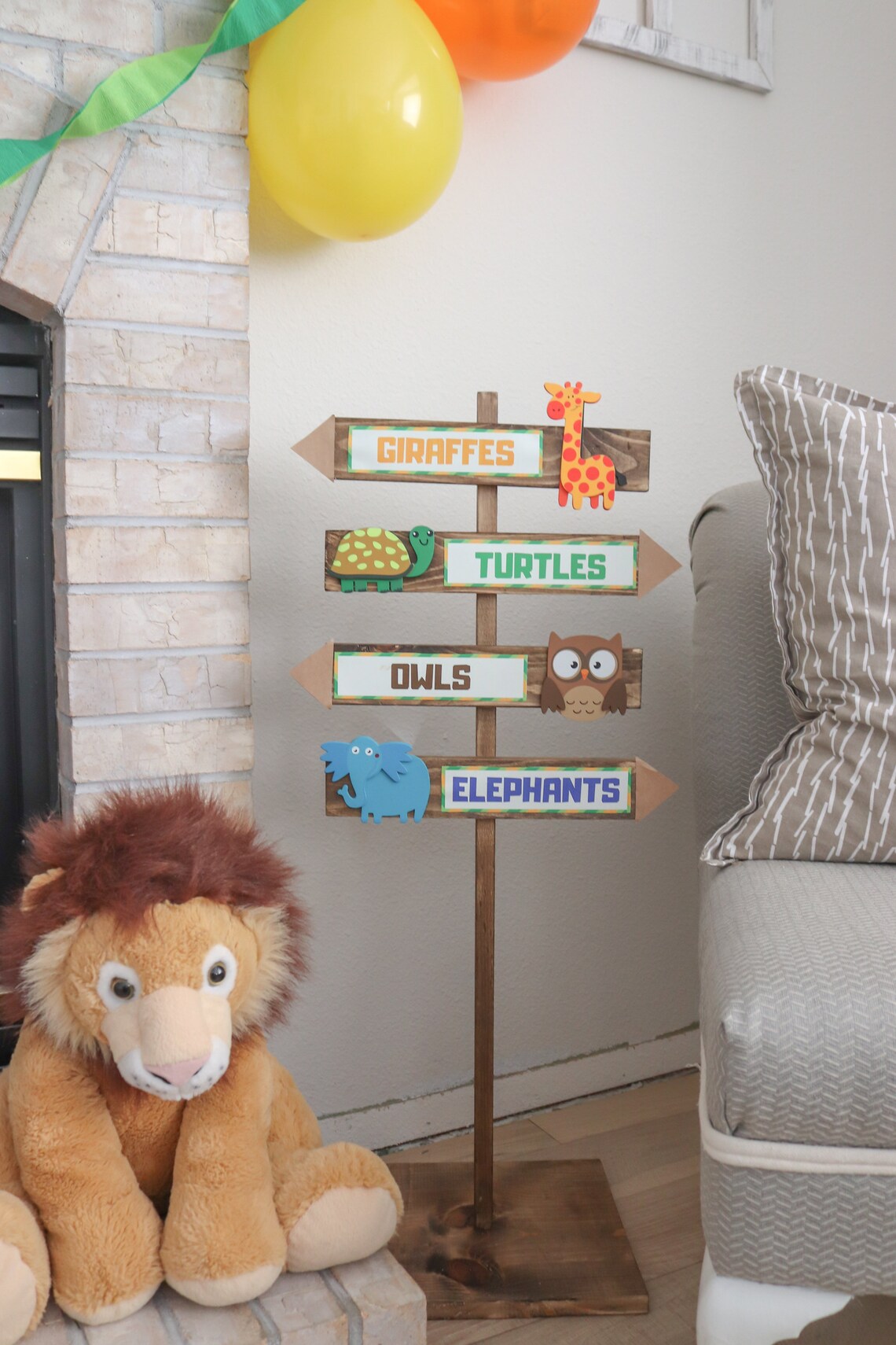 Zoo Theme Party Printables for Zoo Sign - Etsy