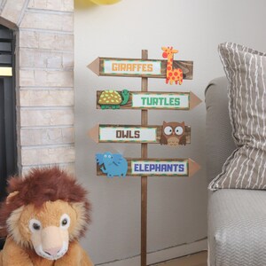Zoo Theme Party Printables for Zoo Sign - Etsy