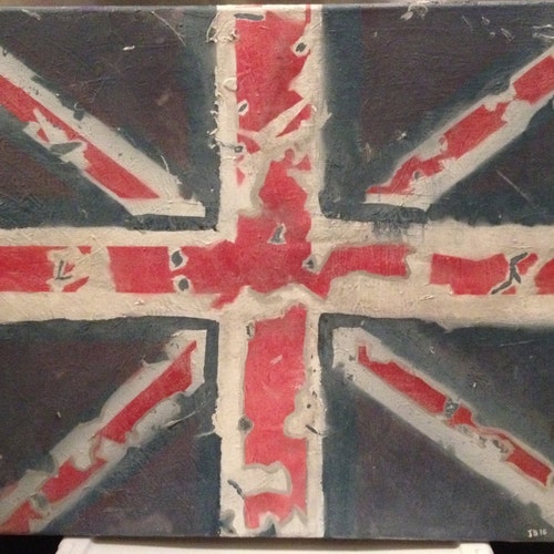 Union Jack Wall-art - Etsy