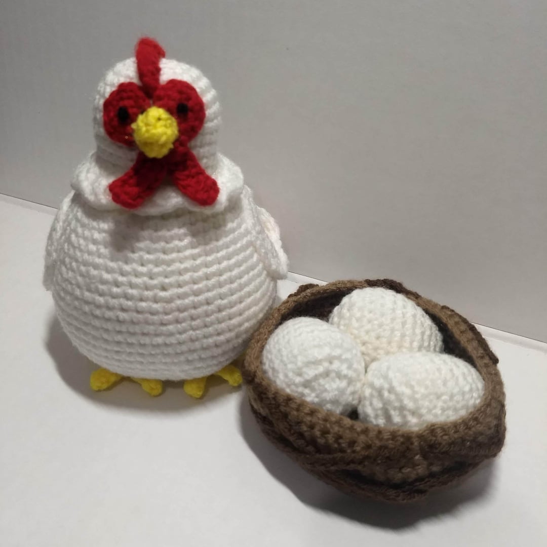 Crochet Hen Amigurumi Set - Etsy