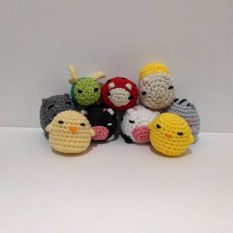 Mini Crochet Animals - Etsy