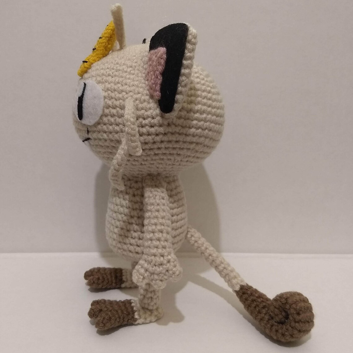 Crochet Meowth Amigurumi - Etsy