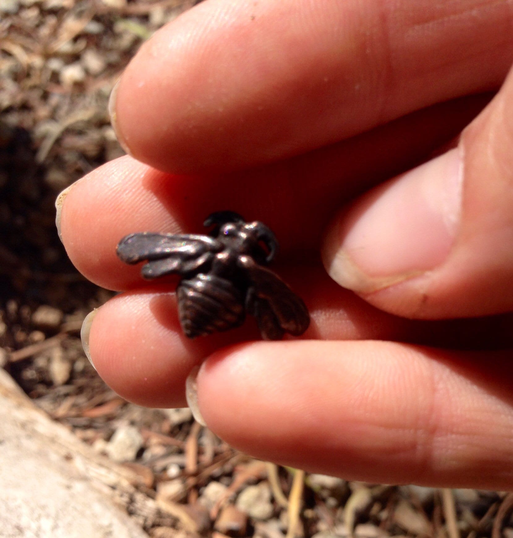 Antiqued Bronze Bumble Bee Bead by Robert Burkett / Lost Wax | Etsy