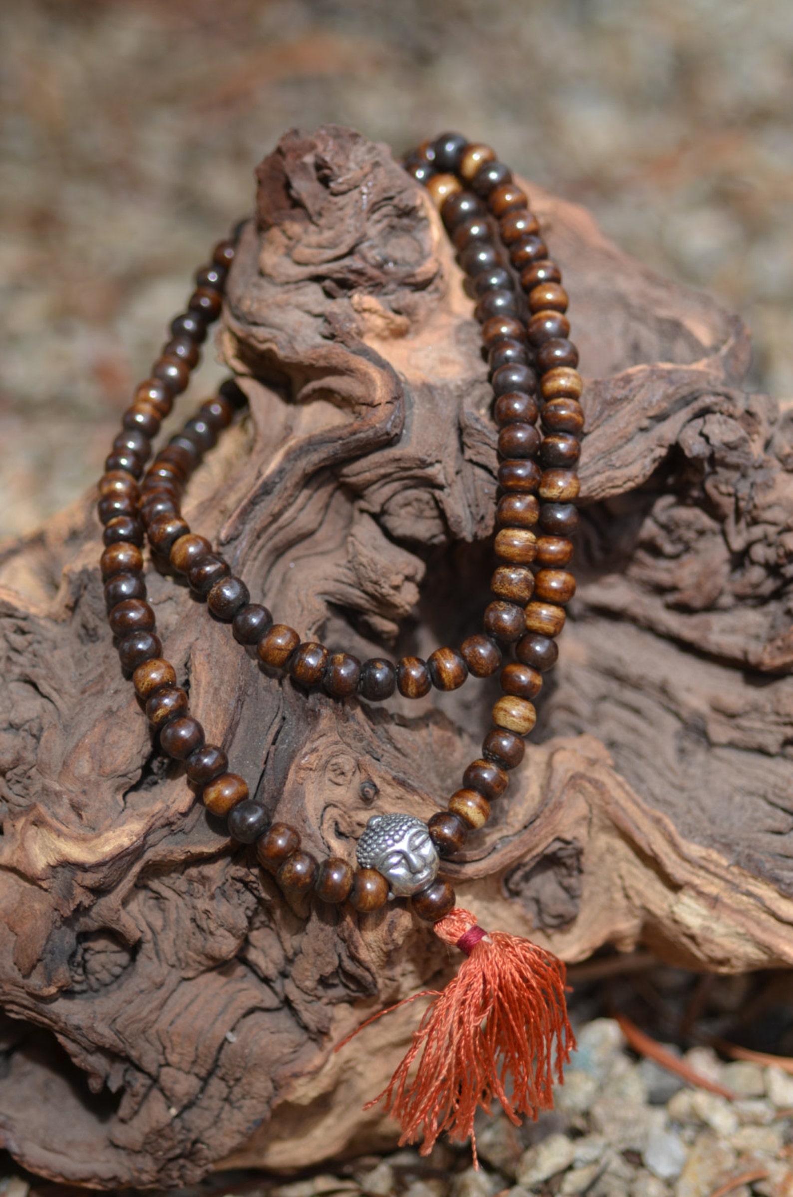 108 Buddha Guru Mala Necklace / Mala Bracelet / Yoga Jewelry ...