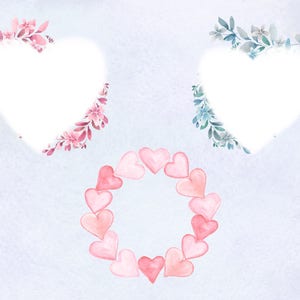 Valentine Angels Watercolor Clip Art. Watercolor Angels. Pastel ...