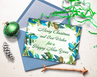 The First Christmas Card 1843 Postcard - Etsy