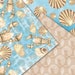 Under the Sea Paper Pack. Shell Paper Watercolor. Sea Pattern ...