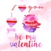 Valentine Clipart. Love Clipart. Red Pink Purple Clipart - Etsy
