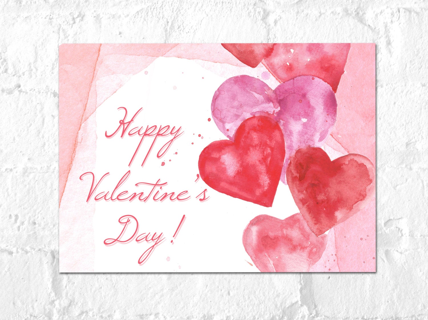 Printable Valentine Card. Love Card, Valentine Greeting Card, Romantic ...