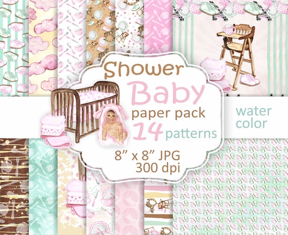 Baby Girl African American Shower Paper Pack. Nursery | Etsy