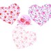 Watercolor Valentine's Clipart. Hearts Clipart, Love Clipart, Red, Pink ...