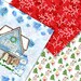 Christmas Snowman Paper Pack. Snowmen Background Watercolor. Christmas ...