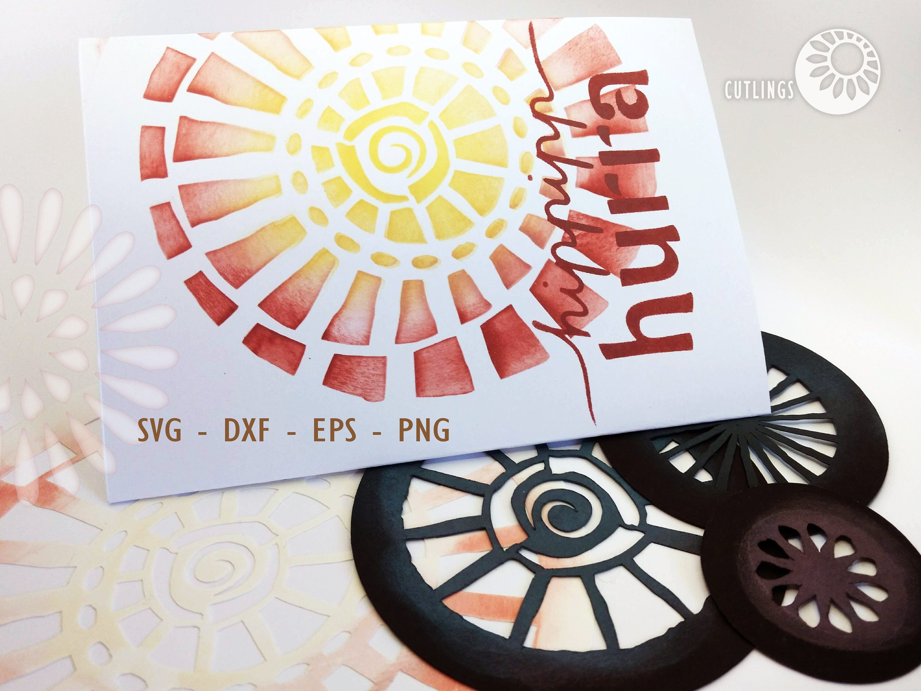 Sunburst Stencils, Svg Cutting File, Cricut, Silhouette Cameo, Sun ...