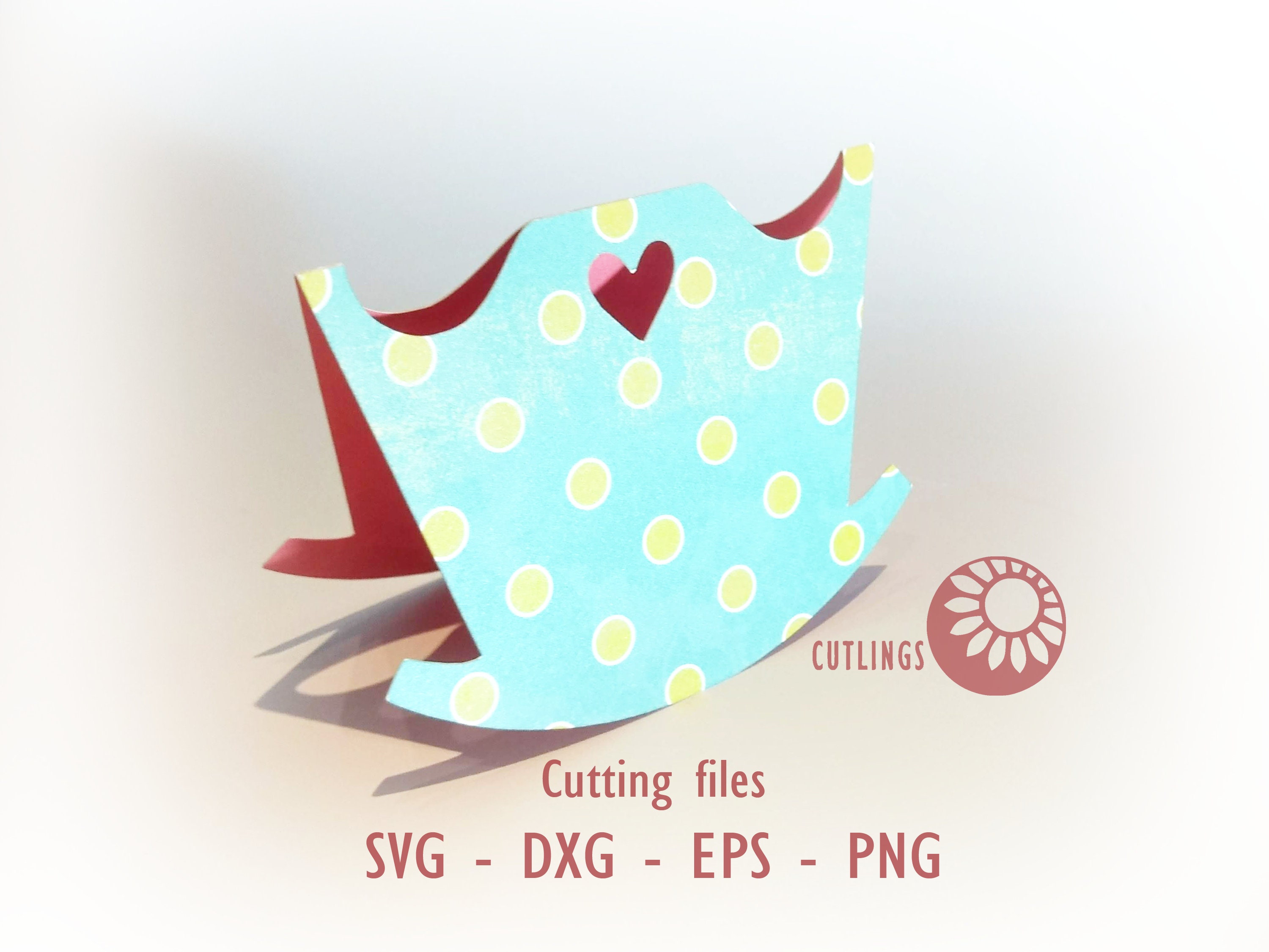Cradle Card Cutting Files, Place Card, Svg, Cricut, Silhouette Cameo ...