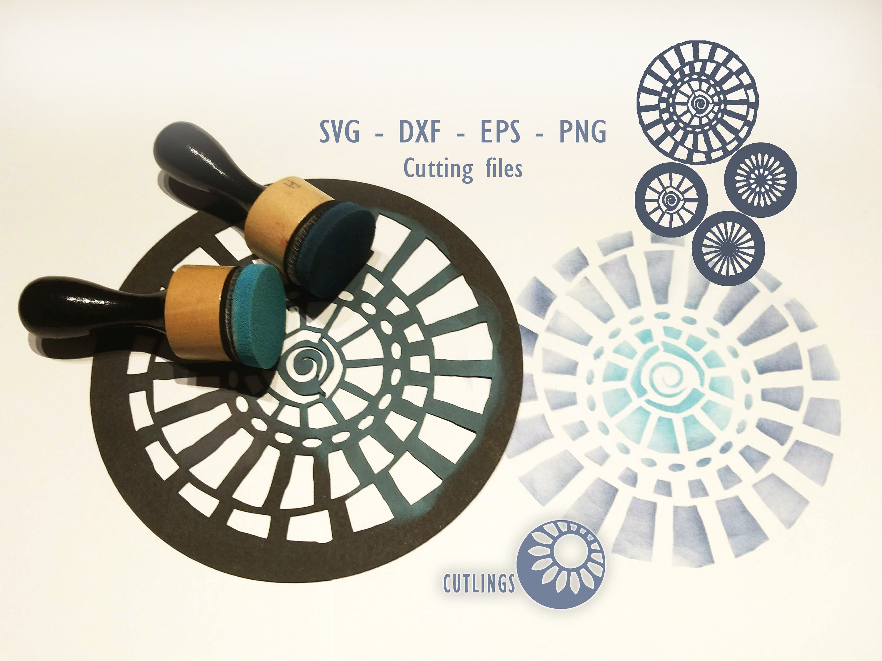 Sunburst Stencils, Svg Cutting File, Cricut, Silhouette Cameo, Sun ...