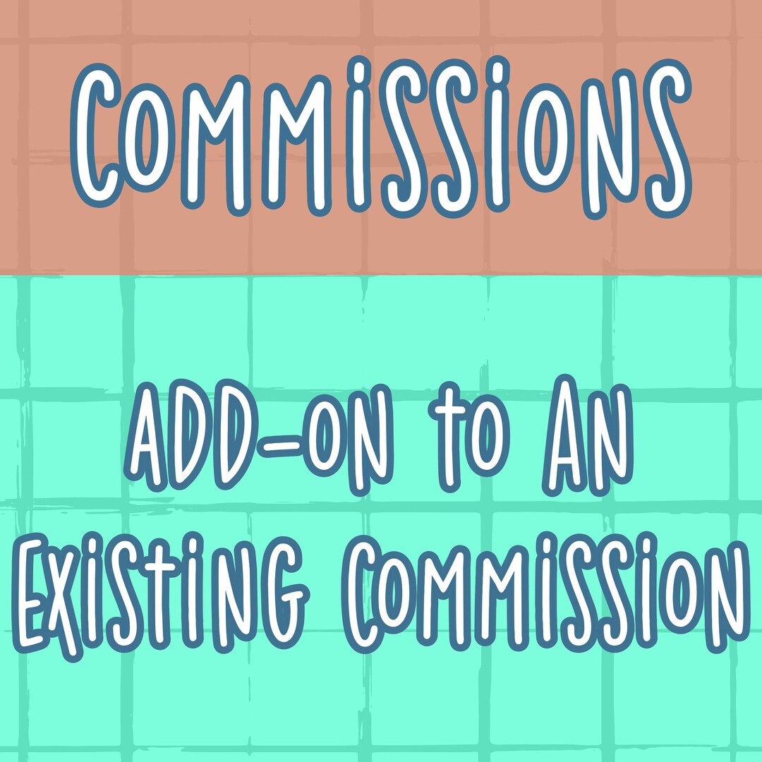 Custom Sticker Commission: Change or Add-on - Etsy
