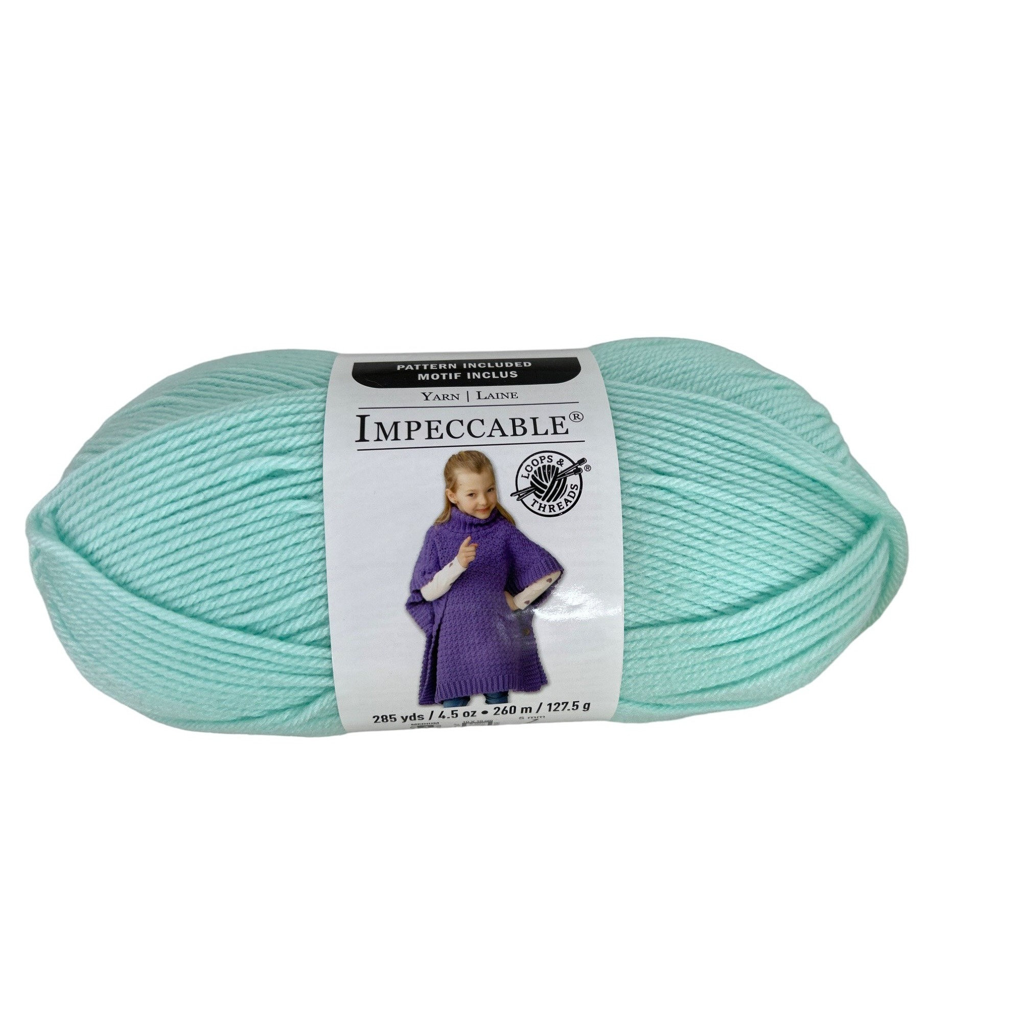 Loops and Threads Impeccable Blue Yarn 4.5 Oz 285 Yds Skylight Acrylic ...