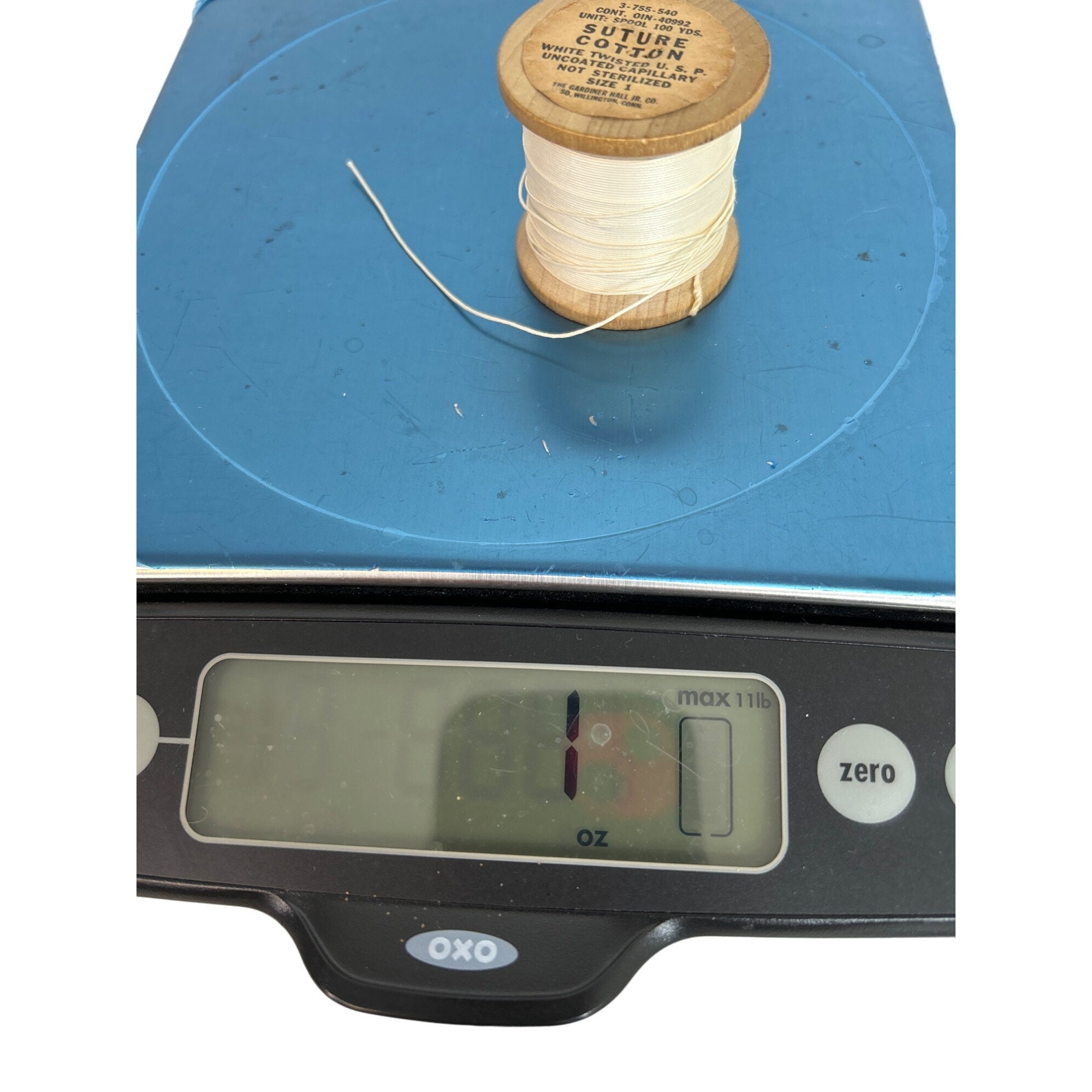 Gardiner Hall Surgical Suture Thread Twisted Cotton 100 Yds Size 1 ...