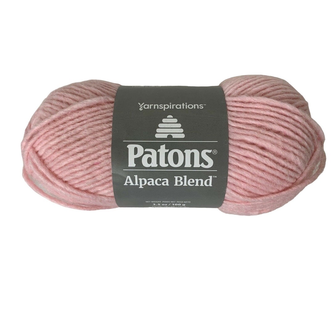Patons Alpaca Blend Yarn Peony Pink 3.5oz/100g 155 Yds/142m - Etsy