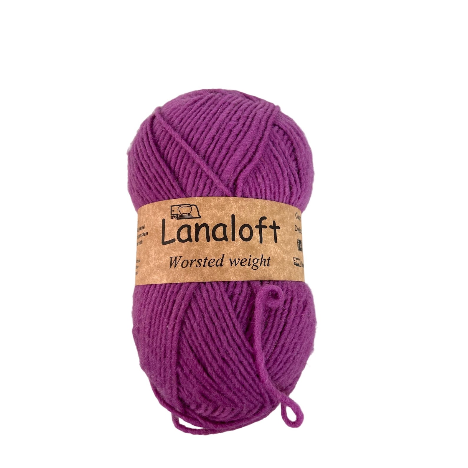 Lanaloft Purple Sheep Wool Yarn Dark Magenta 3.5 Oz 160 Yds AT794 - Etsy