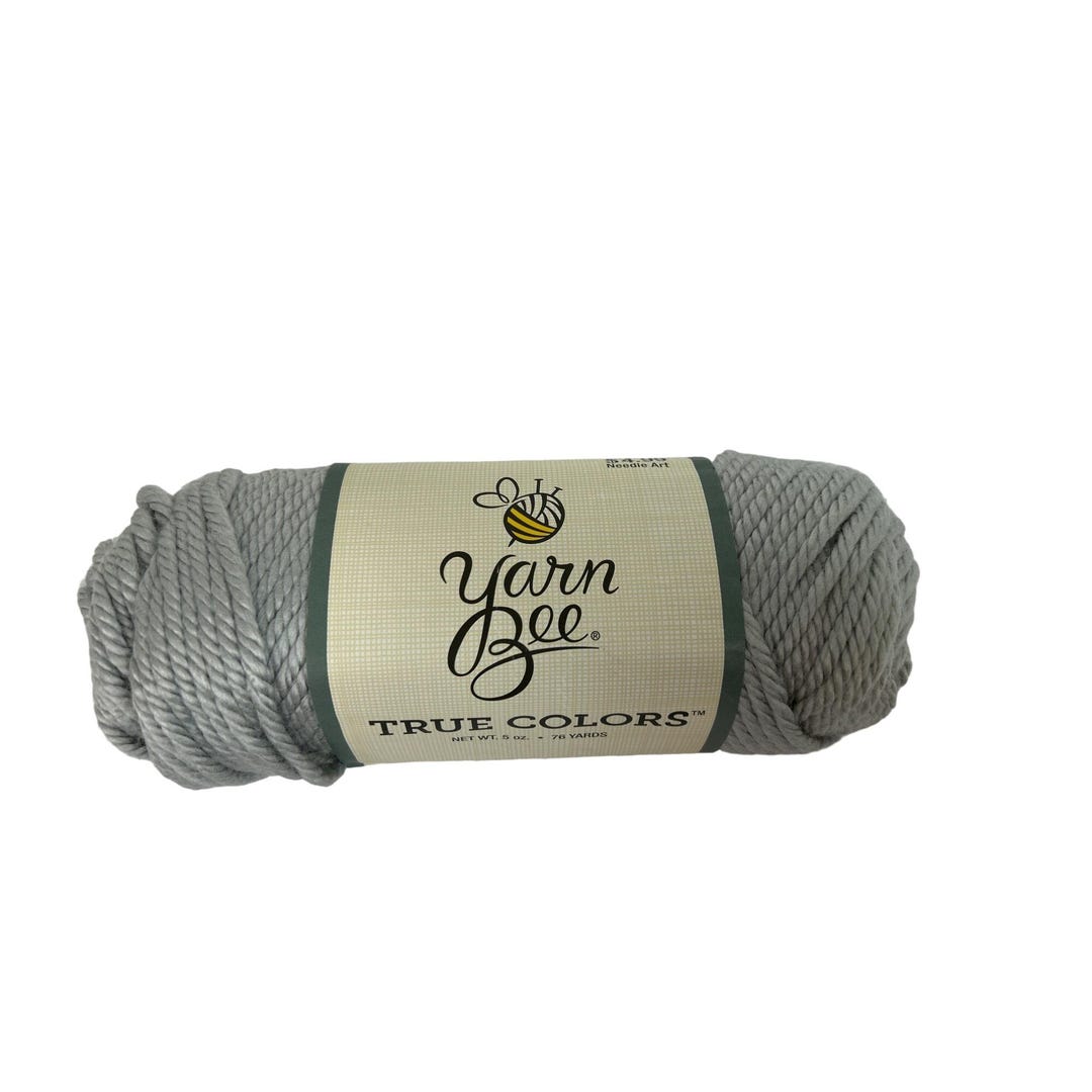 Yarn Bee True Colors Yarn Gray 100% Acrylic 5 Oz AT762 - Etsy