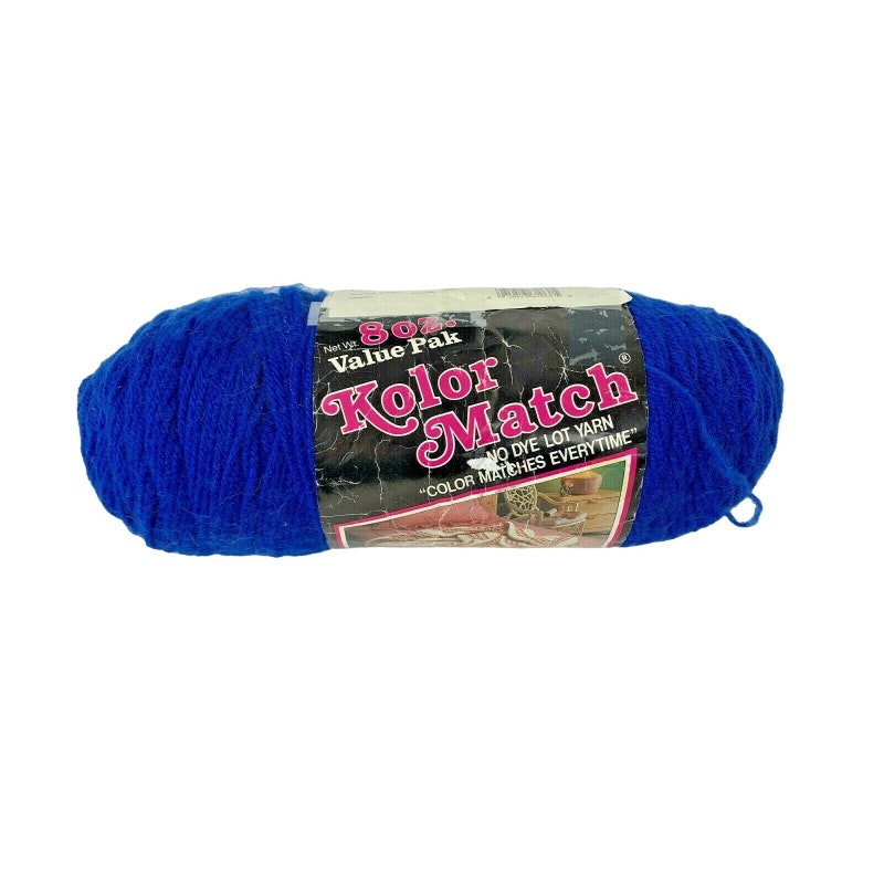 Royal Blue Acrylic Yarn - Etsy